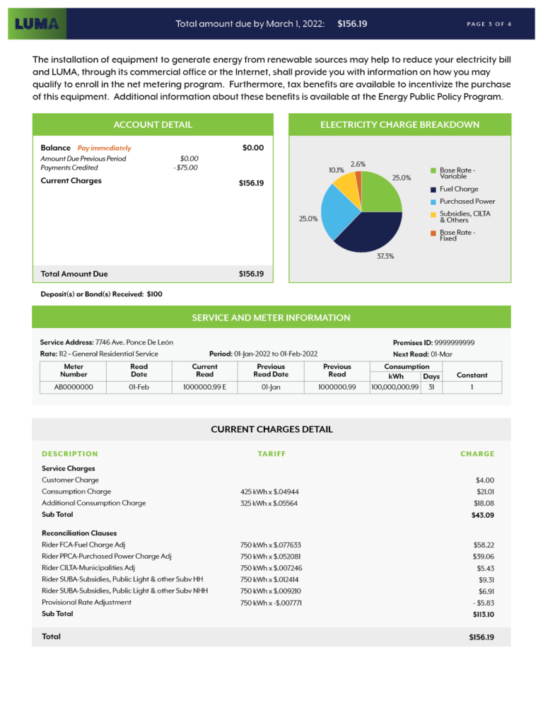 Your New Bill Design - LUMA